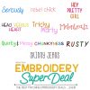10 NEW Adorable Font Sets for Machine Embroidery All for ONLY $3.99 ...