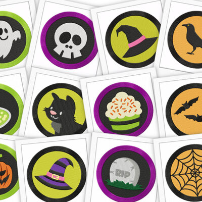 Fangtastic Party Pack! 64 Machine Embroidery Designs – Embroidery Super ...