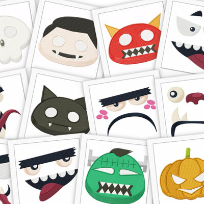 Fangtastic Party Pack! 64 Machine Embroidery Designs – Embroidery Super ...