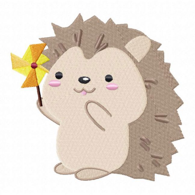Happy Hedgehog Machine Embroidery Designs Pack – Embroidery Super Deal