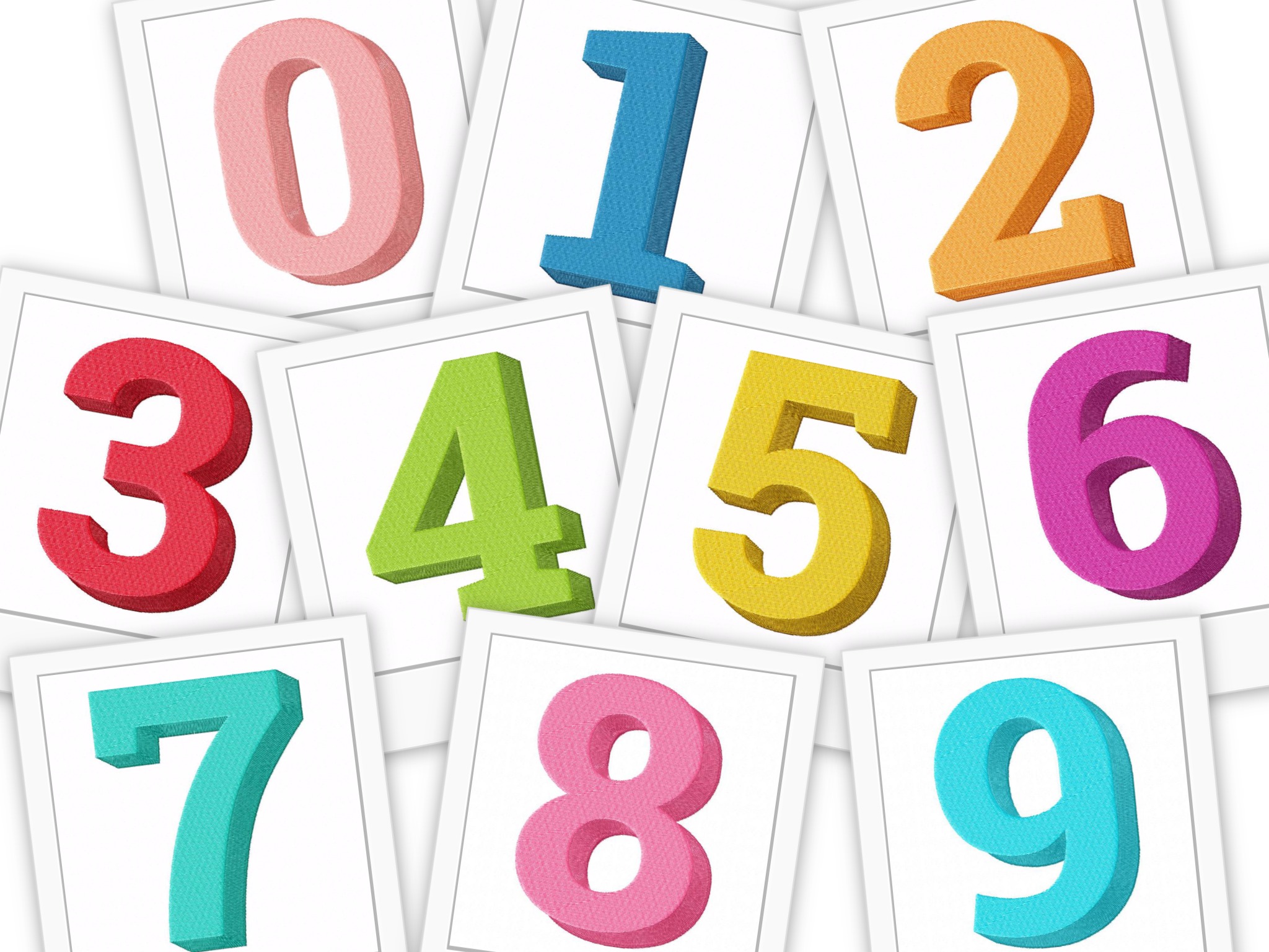 Numbers Pack Only 1 99 Embroidery Super Deal
