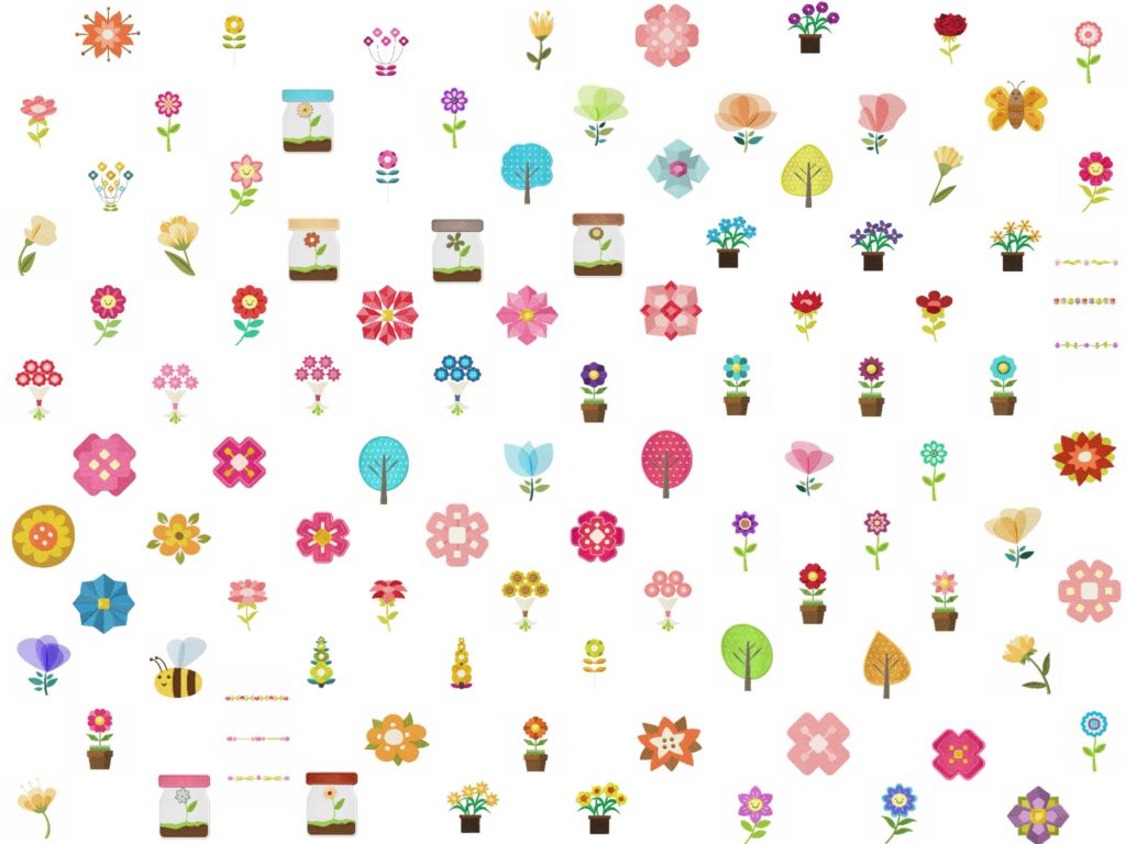 101 Flower Power Mega Pack – Only $3.99! – Embroidery Super Deal