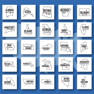 50 State Slogans Embroidery Design Pack – Embroidery Super Deal