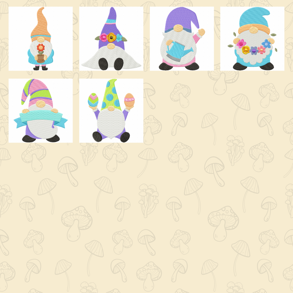 Big Gnomes Pack 50+ Machine Embroidery Designs – Embroidery Super Deal